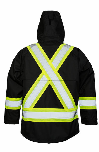 Viking 3907FRJ Professional Journeyman FR Hi-Viz Safety Jacket with Ho